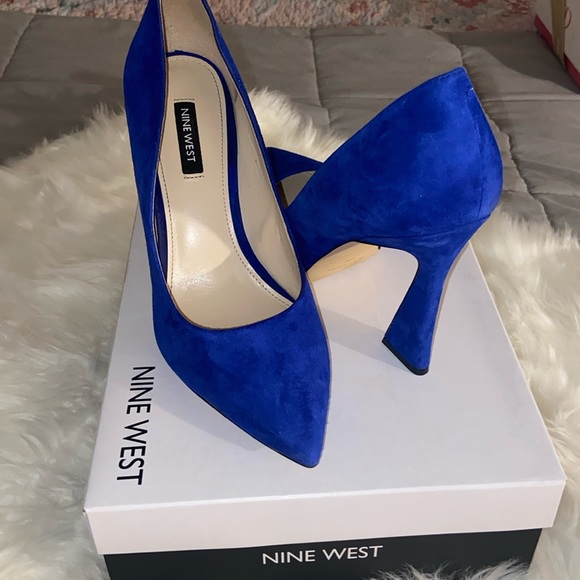 Nine West | Shoes | Nine West Royal Blue Pumps Size 9m | Poshmark